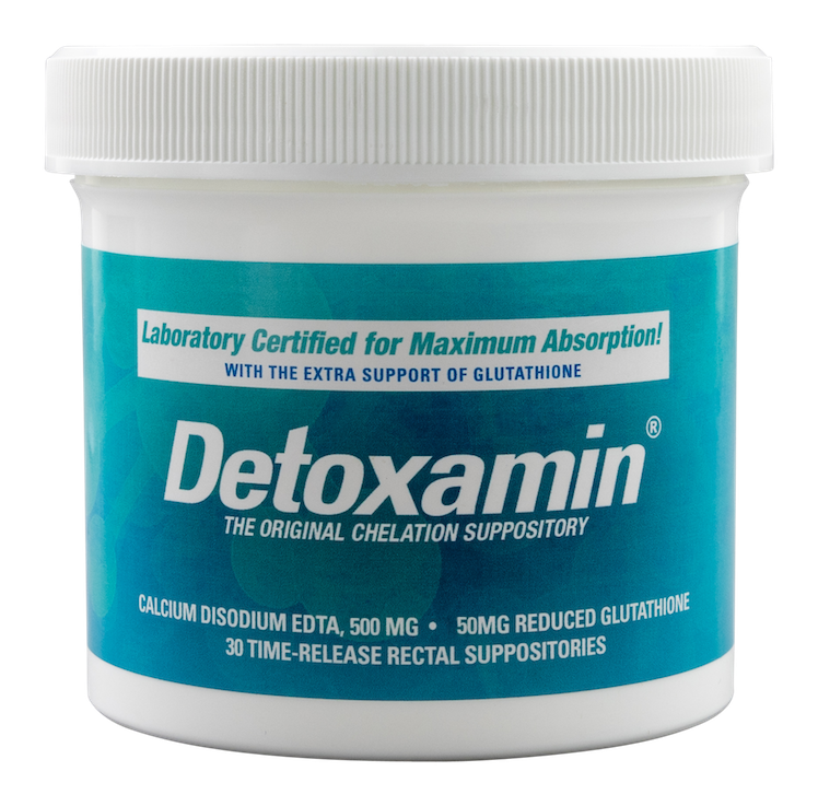 DETOXAMIN EDTA SUPPOSITORIES WITH GLUTATHIONE - Detoxamin India