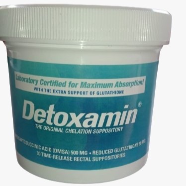 DMSA Suppositories 500 mg + Glutathione 50 mg - Detoxamin India